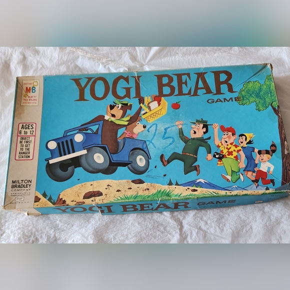 Milton Bradley | Games | Vintage Yogi Bear Board Game Milton Bradley ...